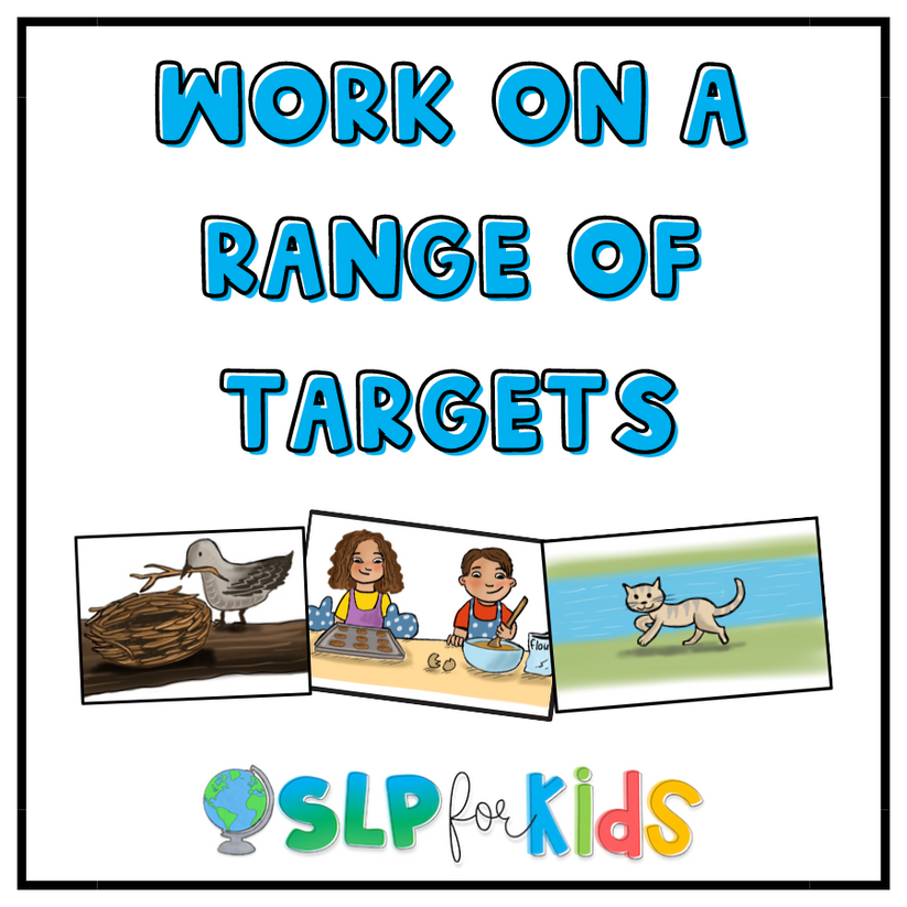 Syntax Cards - Wordless Picture Cards for Language Therapy – SLP For Kids